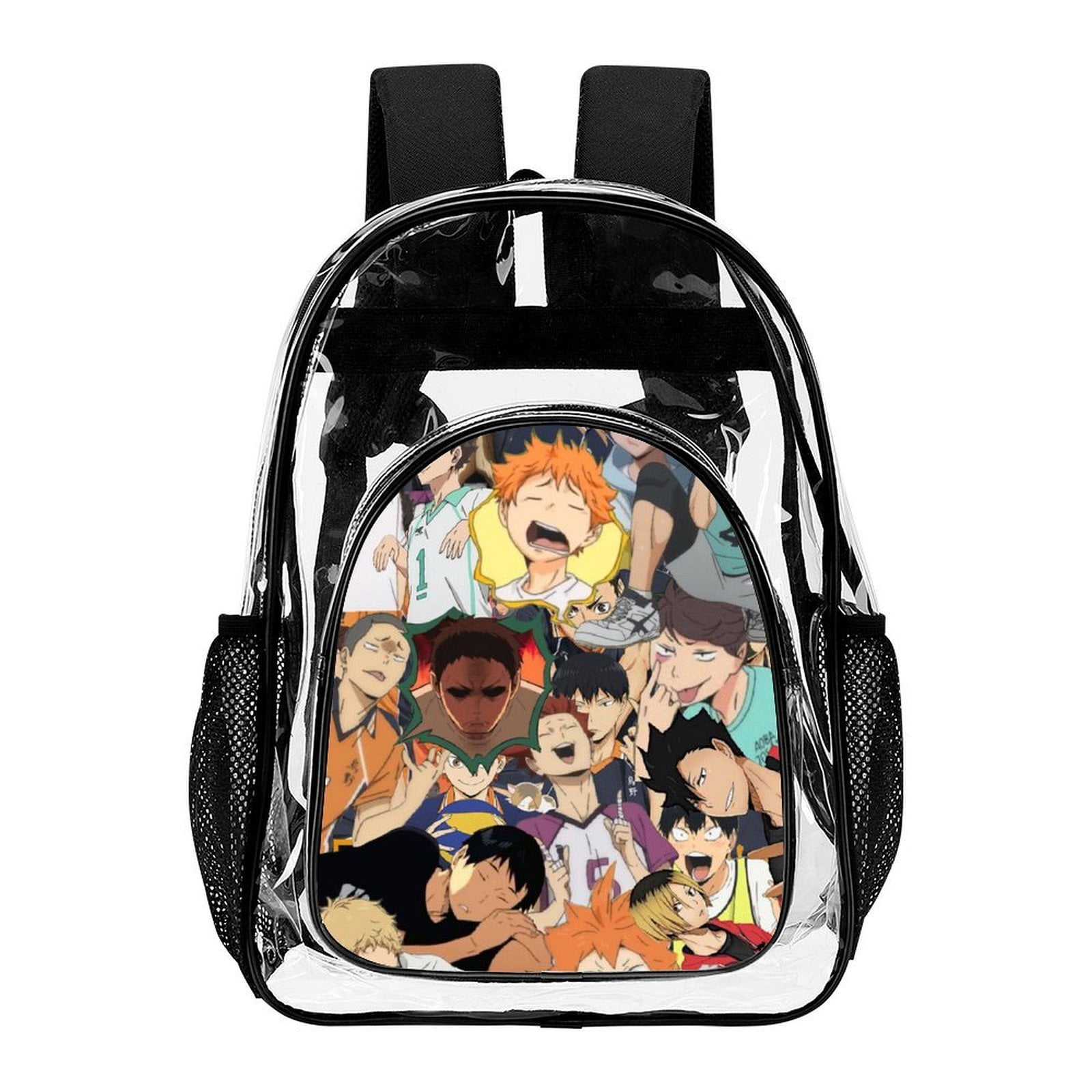Haikyuu Characters Transparent Backpack Student School Bag Satchel ...