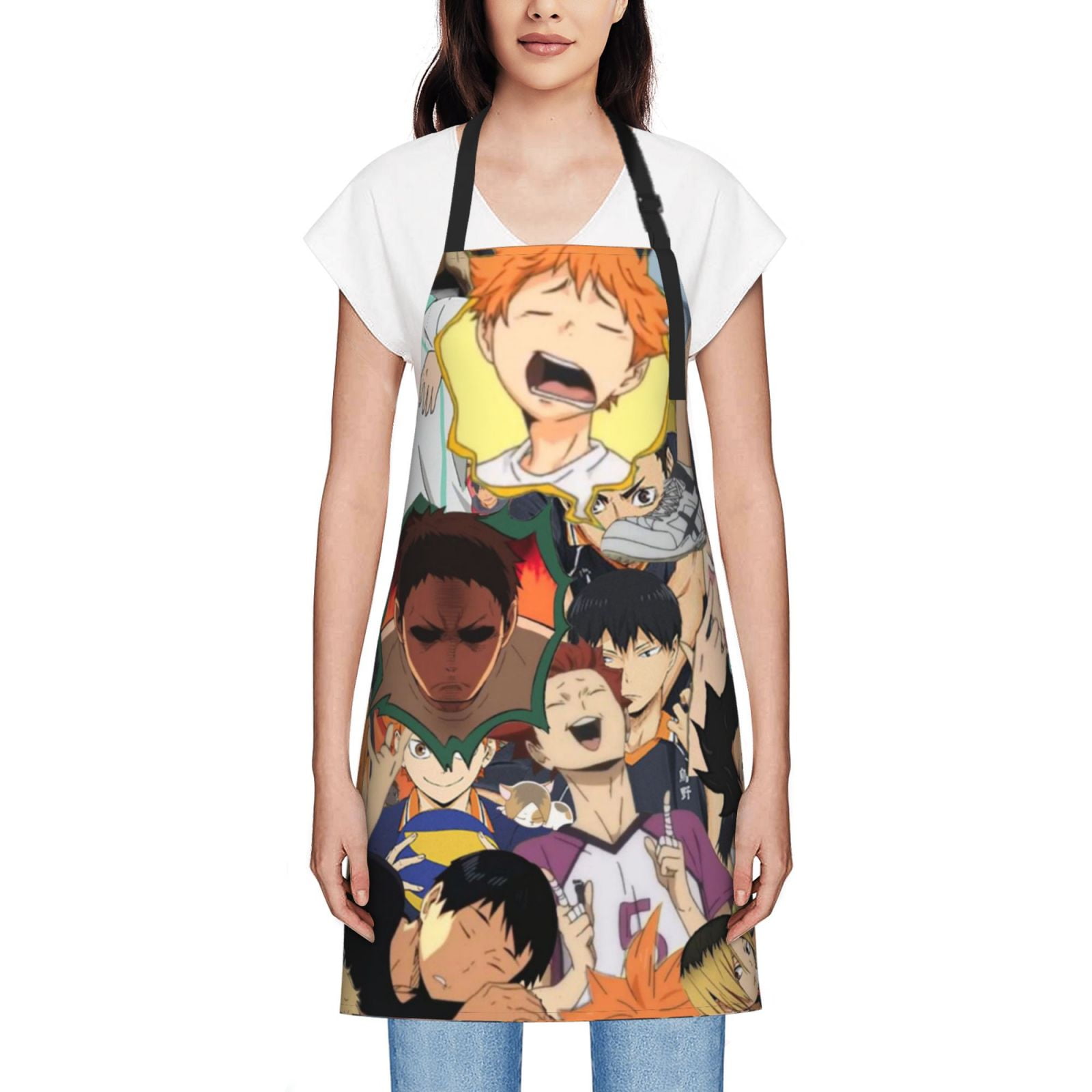 Haikyuu Characters Waterproof Apron Home Decor For Kitchen/Cooking ...