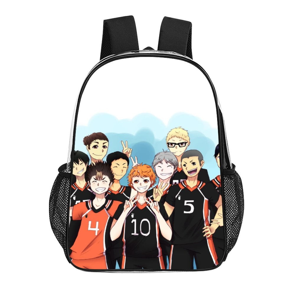 Haikyuu Clear Backpack 17 Inch Transparent Bag Laptop Daypack Large ...