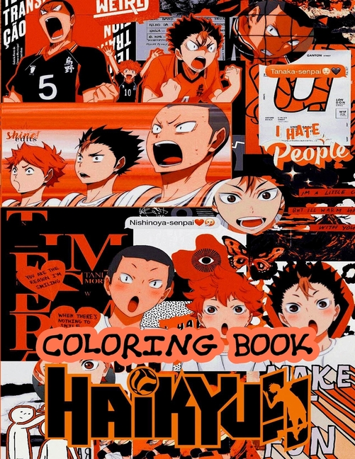 Haikyuu Coloring Book: For adults and for kids high quality ...