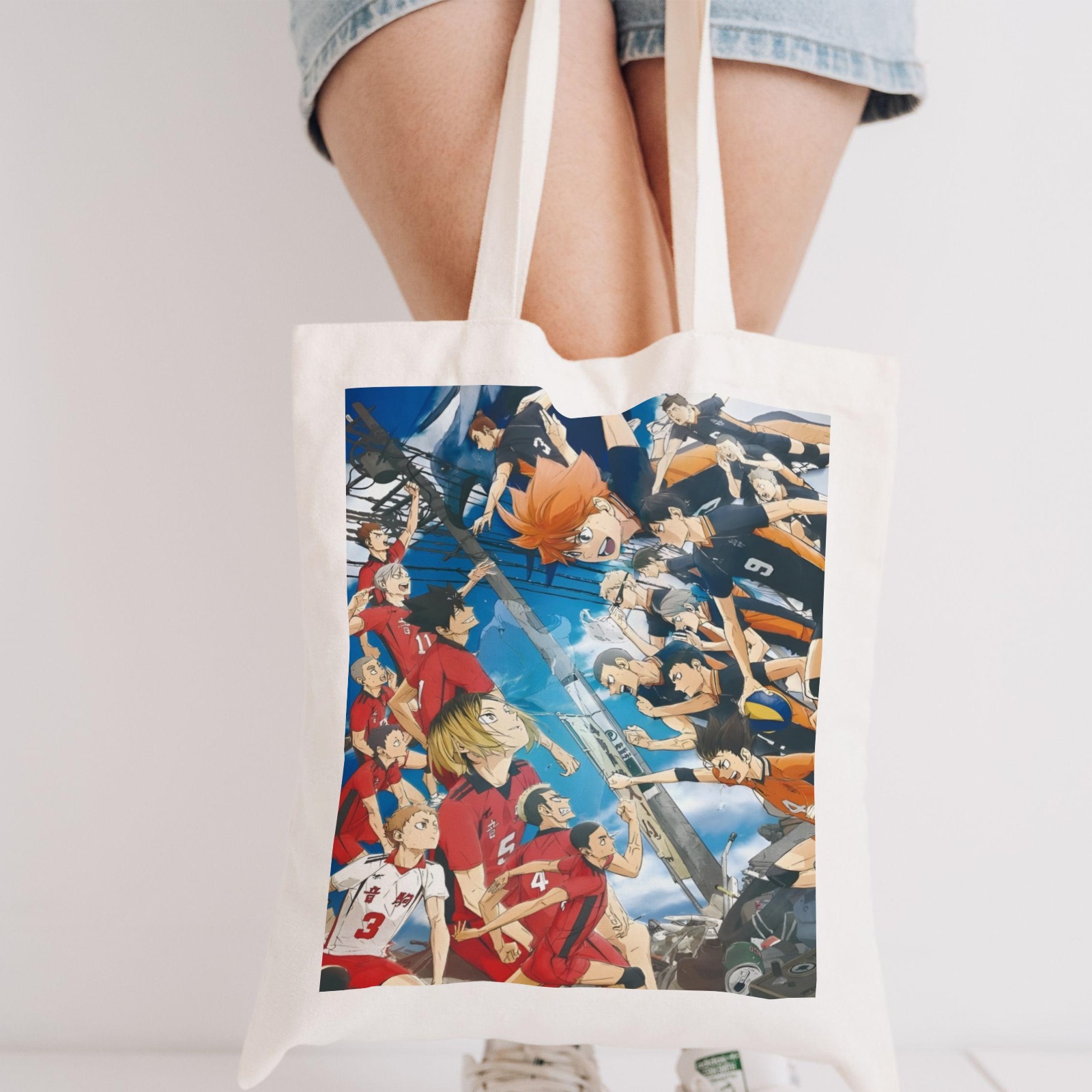 Haikyuu!!: Gomi Suteba no Kessen canvas Tote Bag.13.8 x 15.8 inches ...