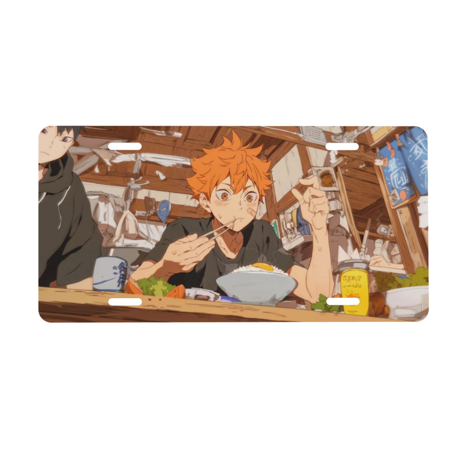 Haikyuu Hinata Shoyo License Plate, Car Front License Plates With 4 ...