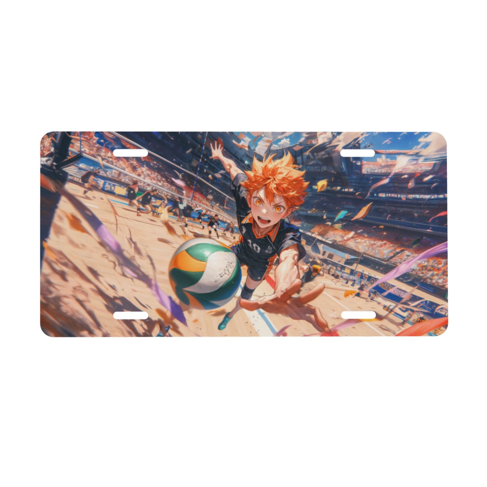 Haikyuu Hinata Shoyo License Plate, Car Front License Plates With 4 ...