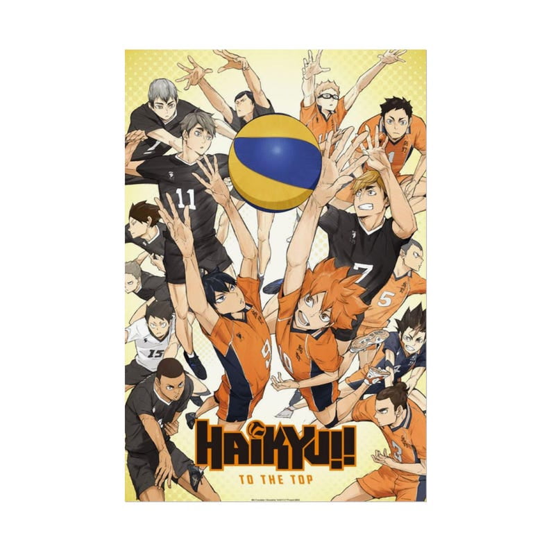 Haikyuu Manga Anime Wall Art Volleyball Collage Poster Gift for Anime ...