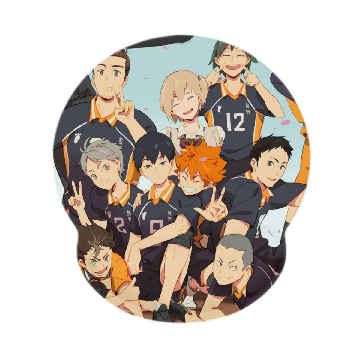 Haikyuu Mouse pad high appearance horizontal hand guard wrist mouse pad ...