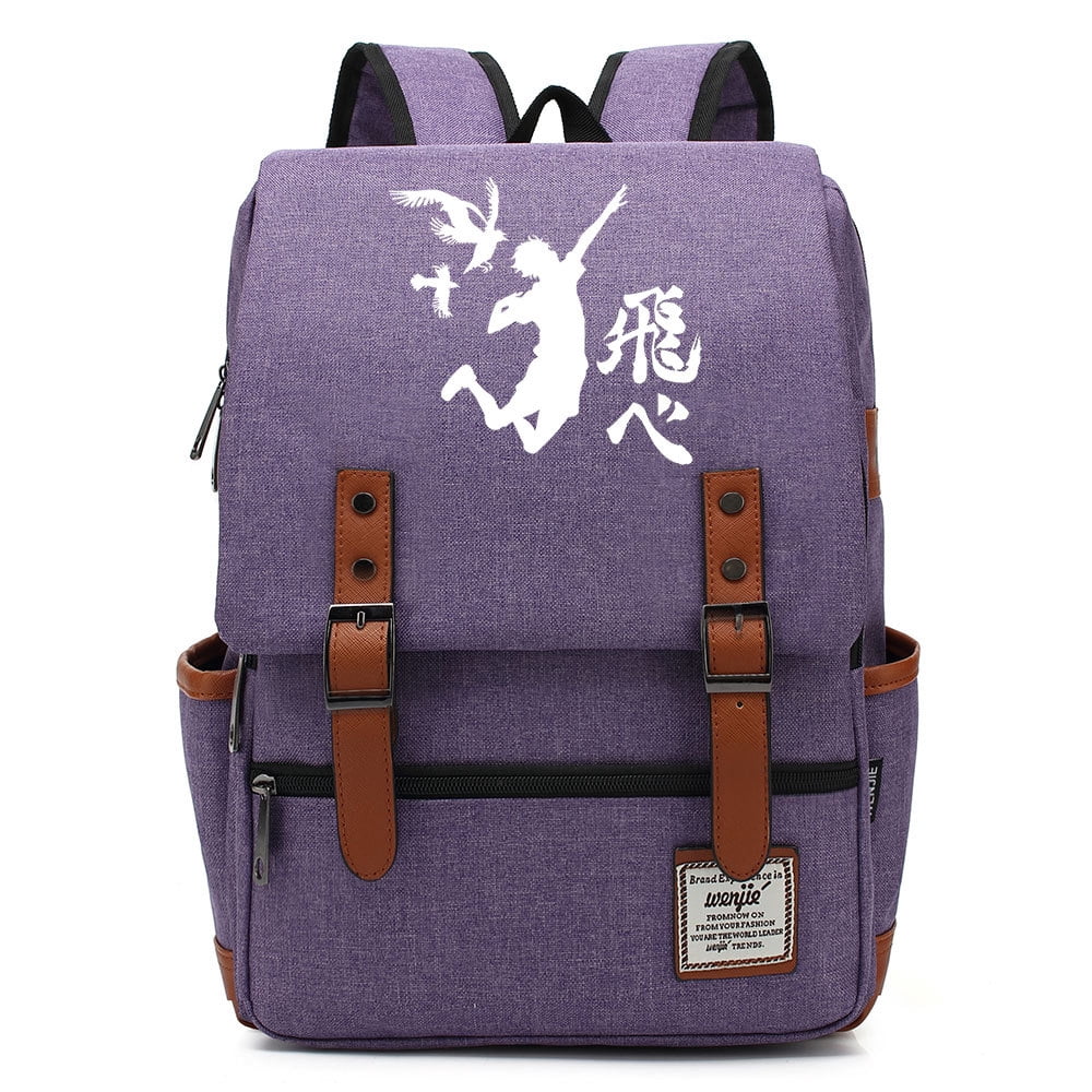 Haikyuu!! Pattern 15'' Laptop Backpack: Ideal for Students and Anime ...