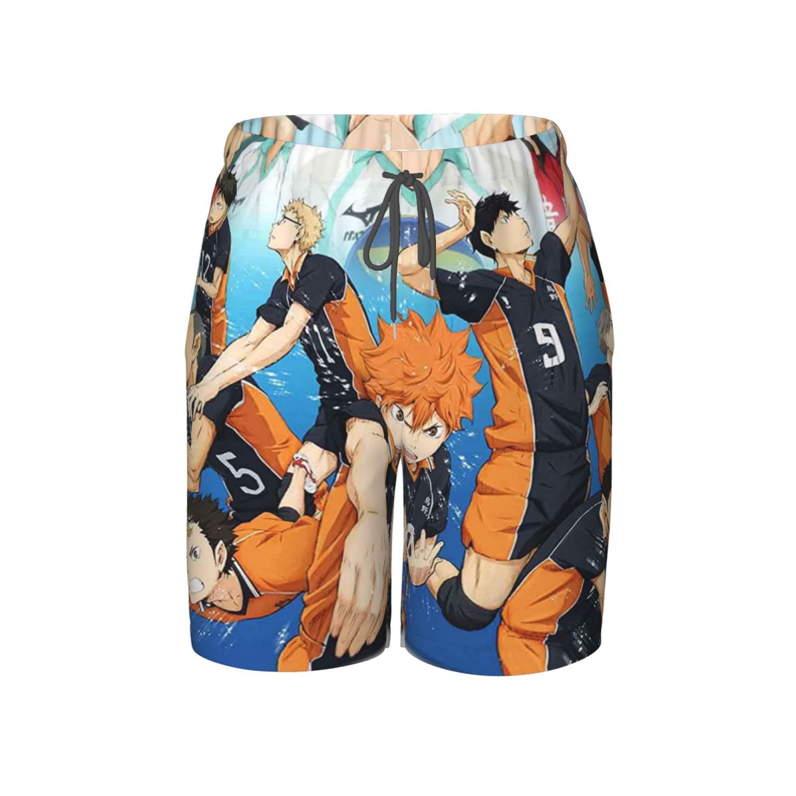 Haikyuu Poster Boy's Board Shorts Teen Swim Trunks Drawstring Quick Dry ...