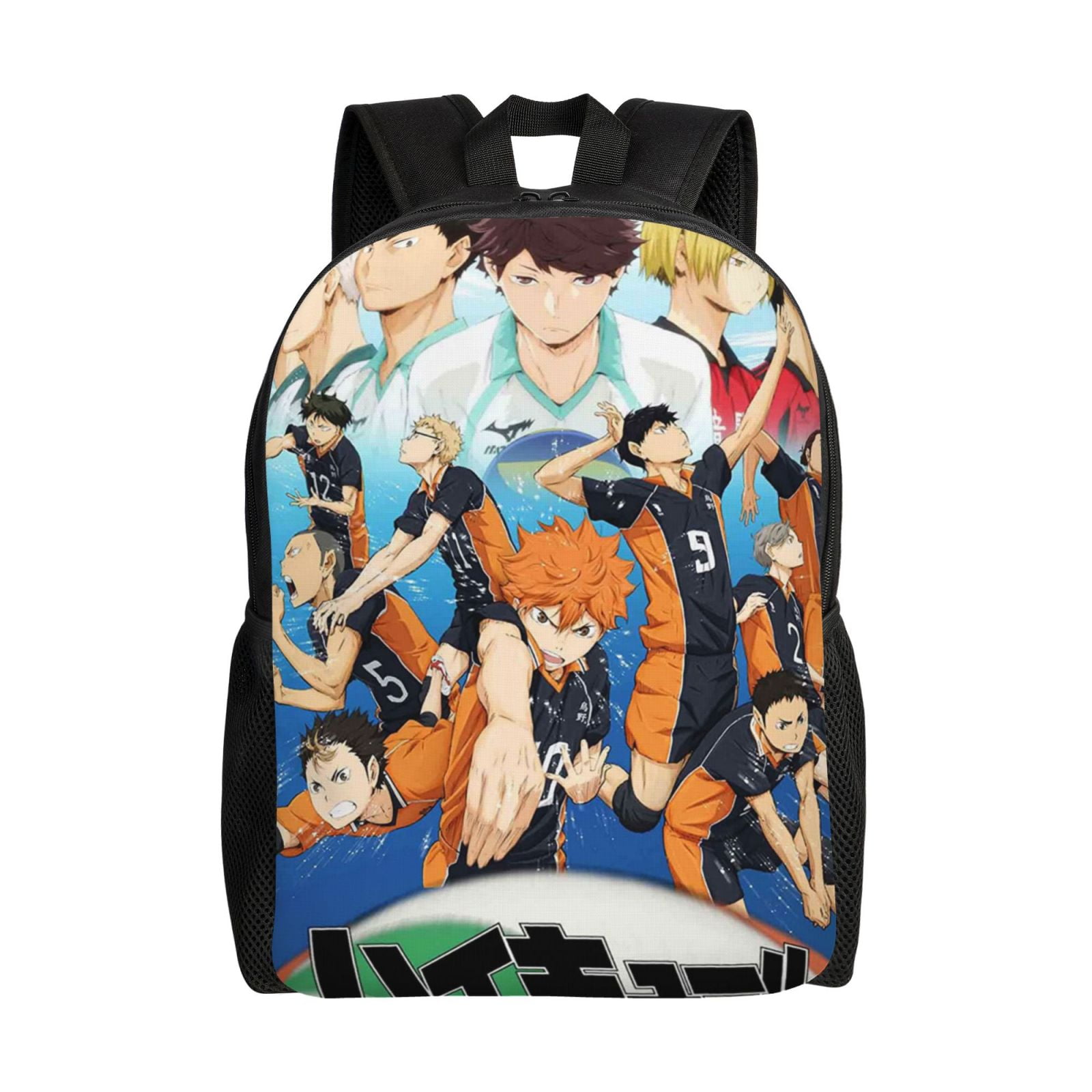 Haikyuu Poster Laptop Backpack Lightweight Basic Unisex Daypack School ...