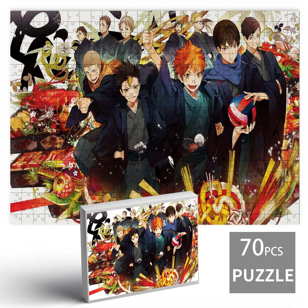 Haikyuu Puzzles for Adults 70 Pieces Jigsaw Challenging Game Family ...