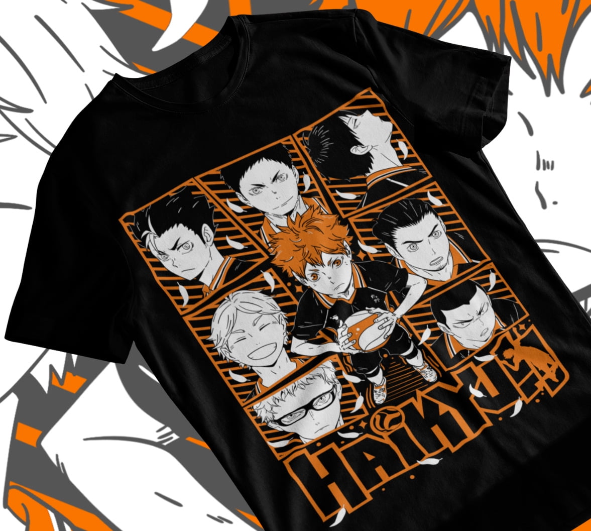 Haikyuu T-shirt Volleyball Kuroo Tetsurou Kozume Kenma Anime Shirt Soft ...