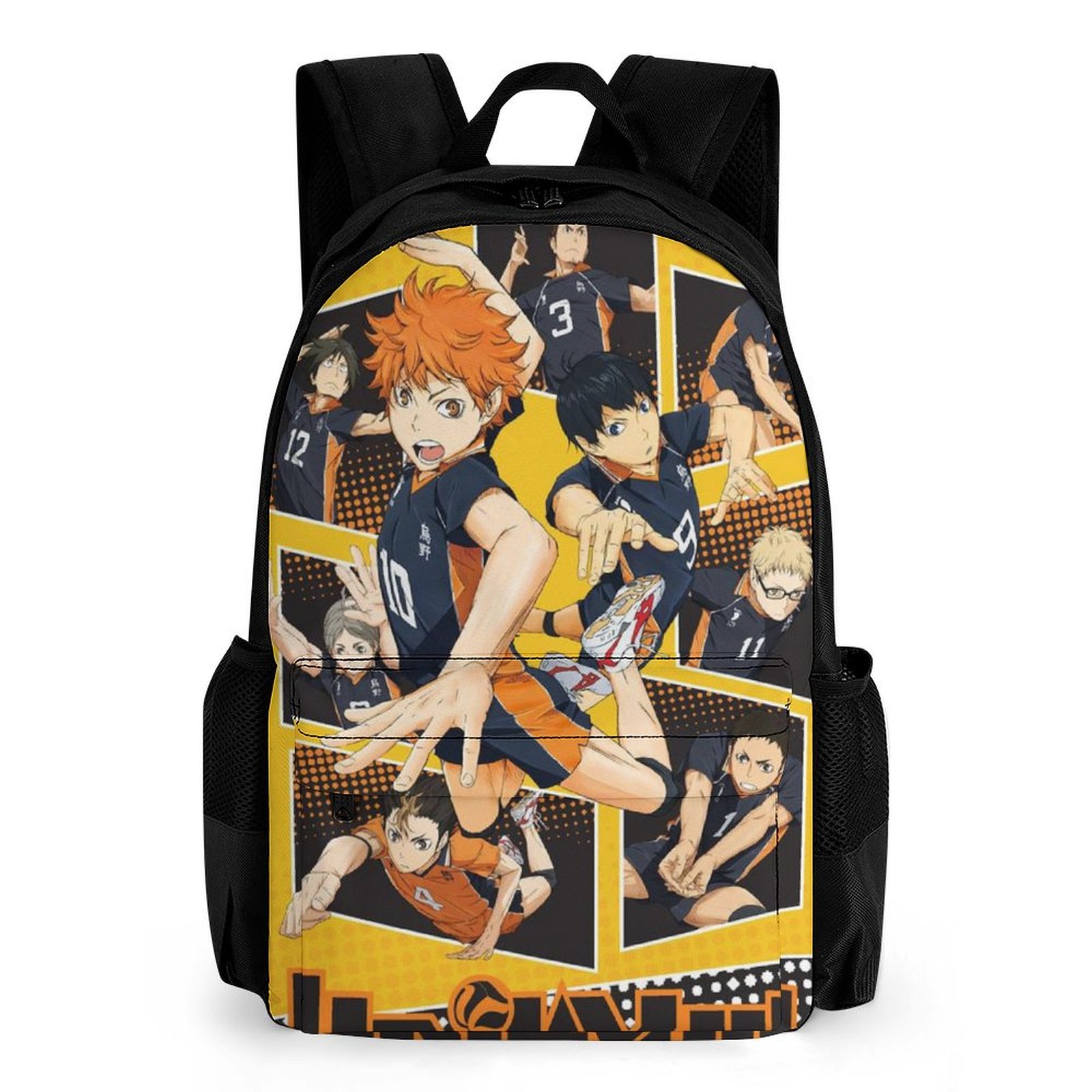 Haikyuu Team Backpack Laptop Bag Student Satchel Schoolbag Bookbag ...