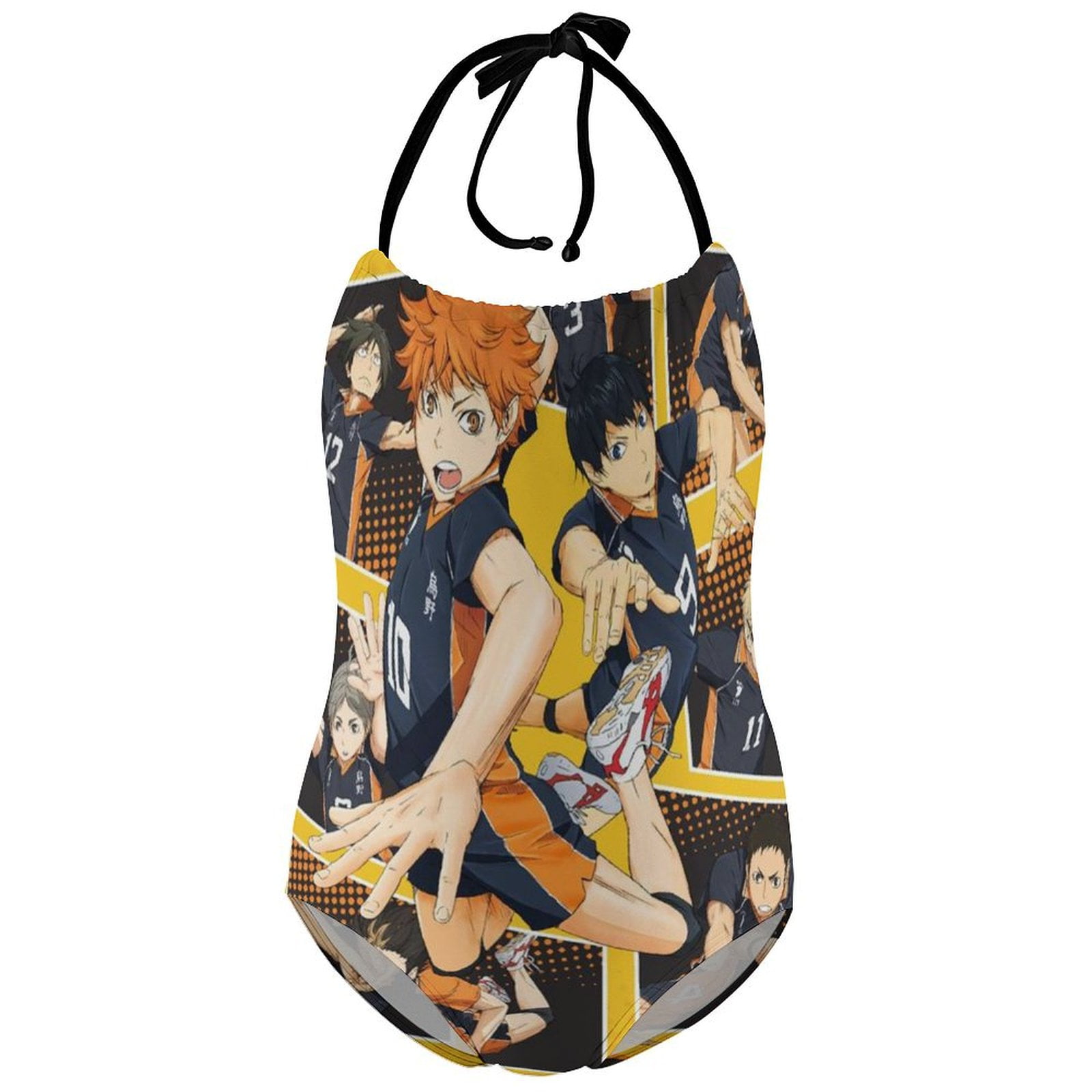 Haikyuu Team Girl's Swimsuit One-piece Summer Hawaii Beach Kid's ...