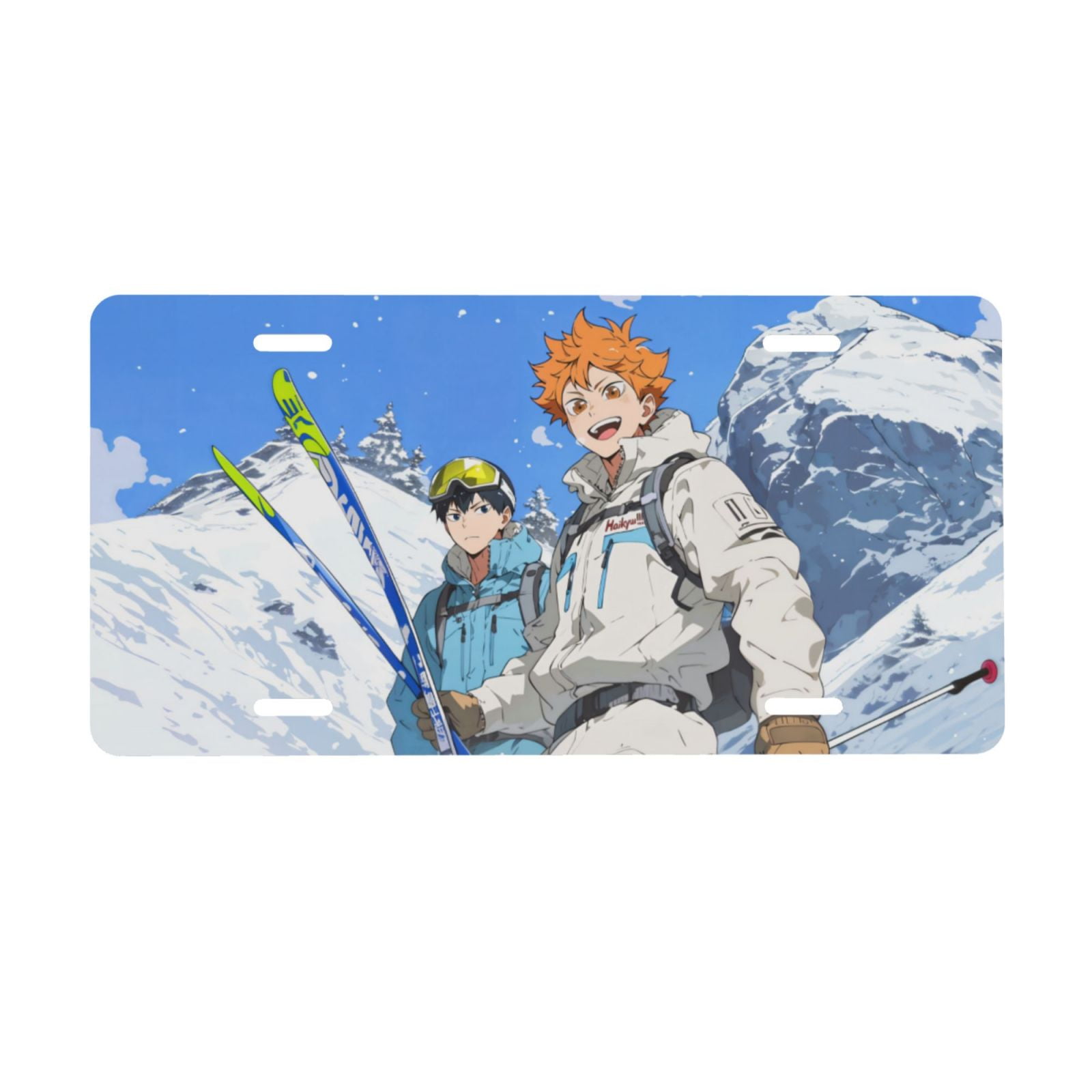 Haikyuu Tobio Kageyama Hinata Shoyo License Plate, Car Front License ...