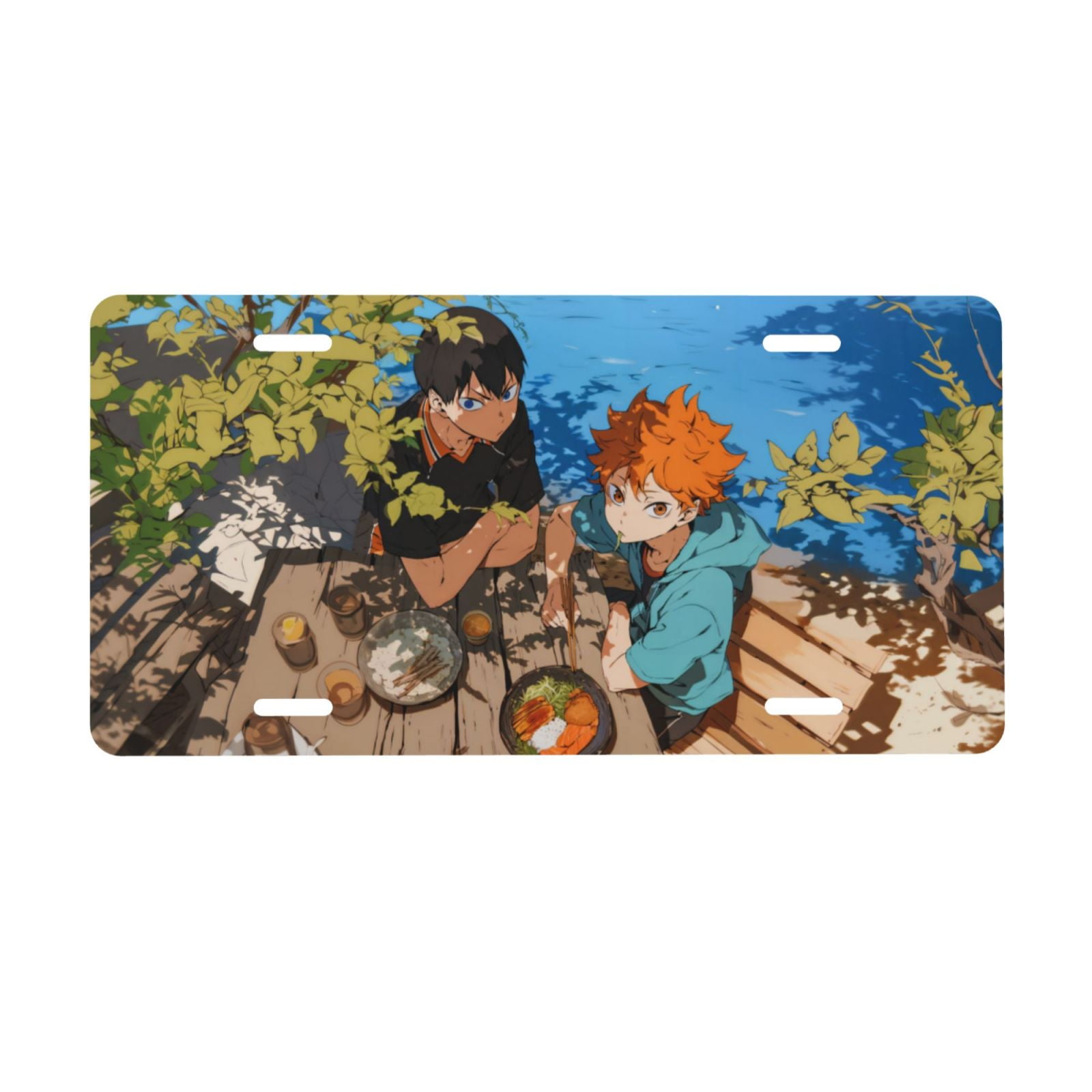 Haikyuu Tobio Kageyama Hinata Shoyo License Plate, Car Front License ...