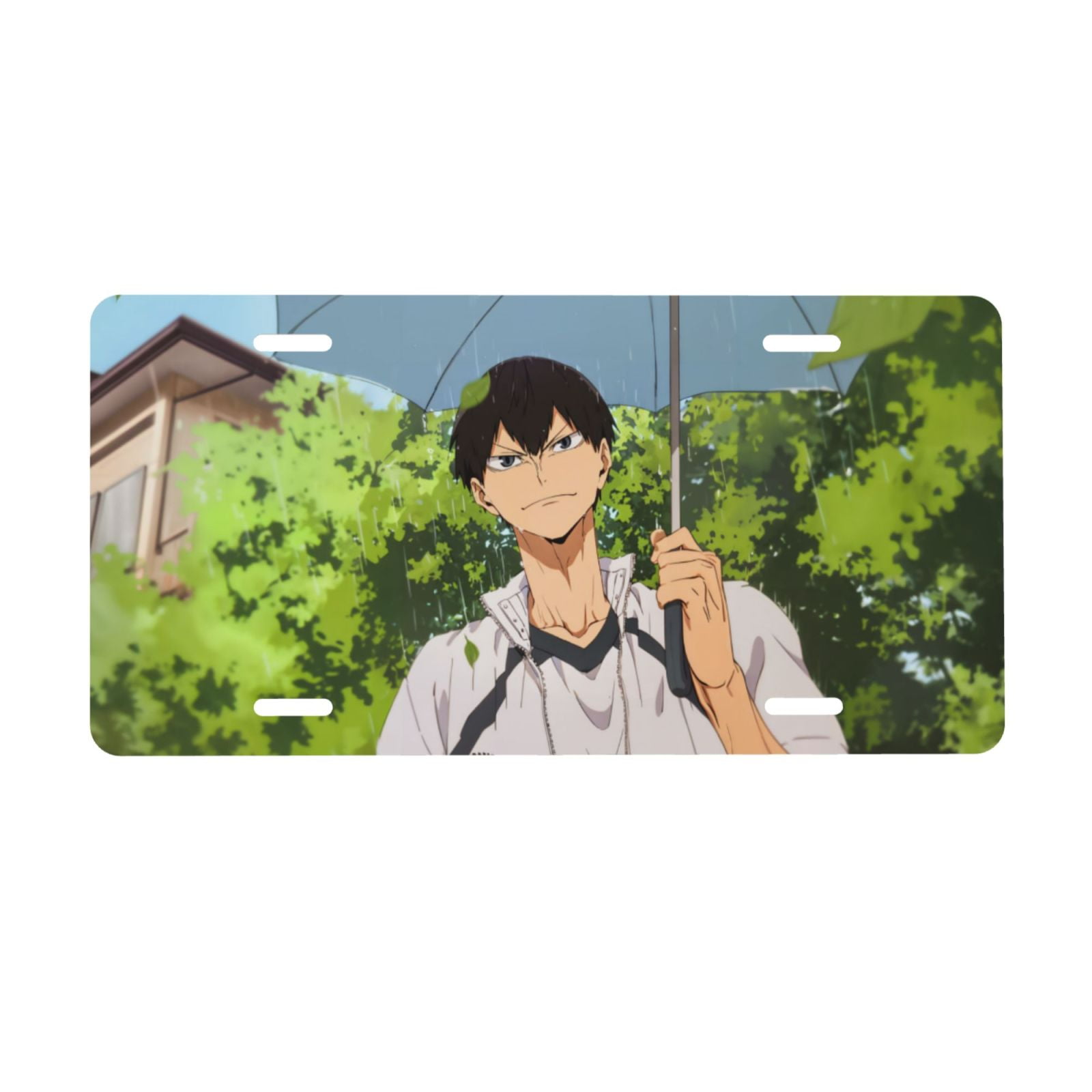 Haikyuu Tobio Kageyama License Plate, Car Front License Plates With 4 ...