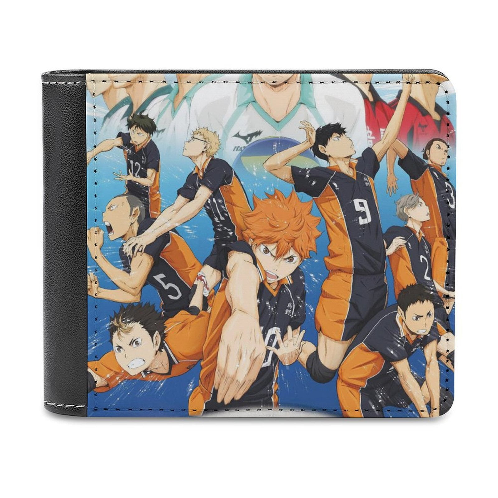 Haikyuu Volleyball Player PU Leather Wallet With Card Slots Bifold ...