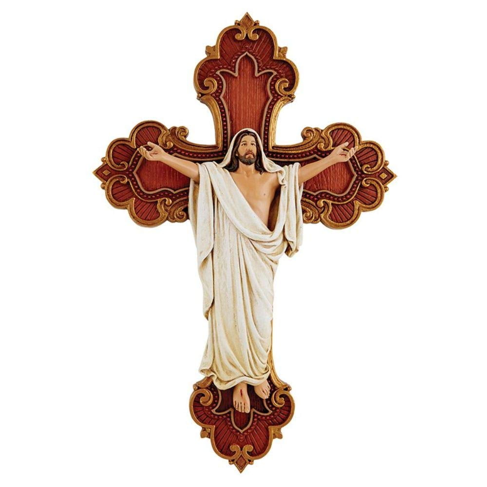 Hail Mary Gifts Catholic & Religious 10.125" H Risen Christ Wall Cross ...
