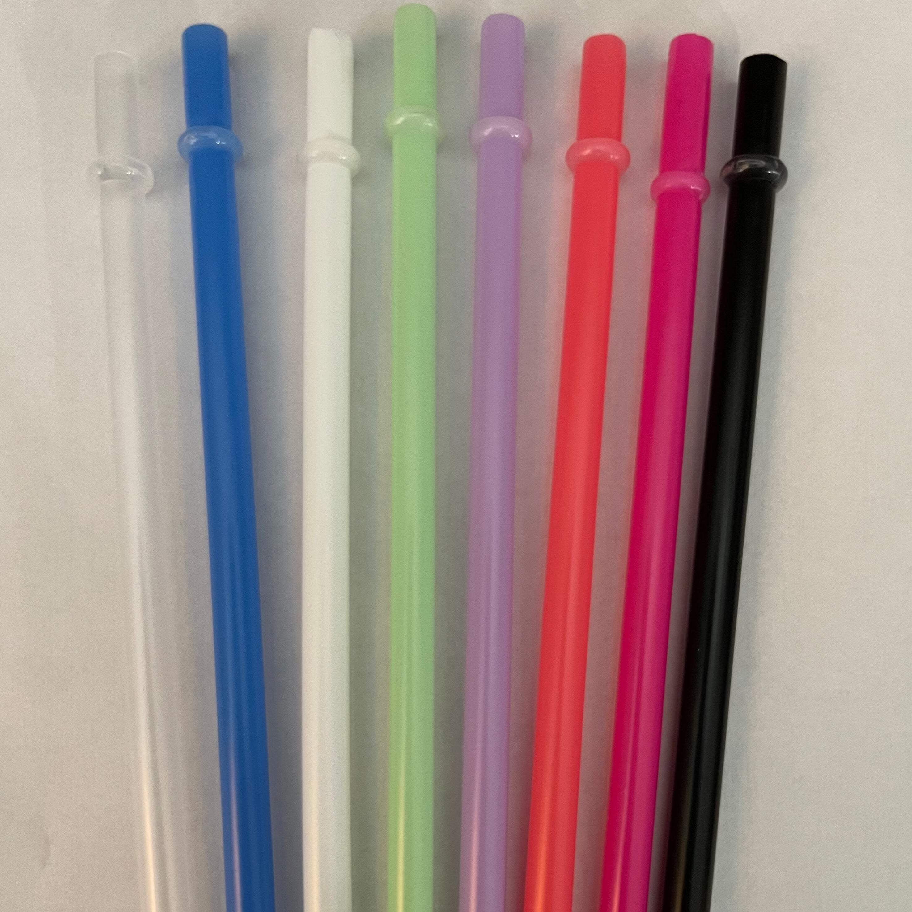 Hailey Brook Designs Reusable Straws, Plastic, Clear, 105 Inch ...