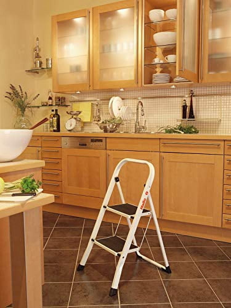 Hailo K20 StandardLine Folding Steps - Step Ladder with Three Wide ...