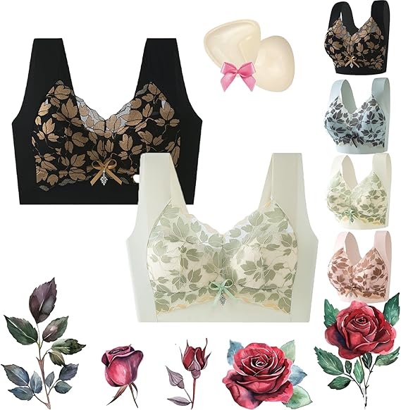Hailoyearn Bra Older Women, Lushfitting Powerful Push-Up Seamless Bra ...
