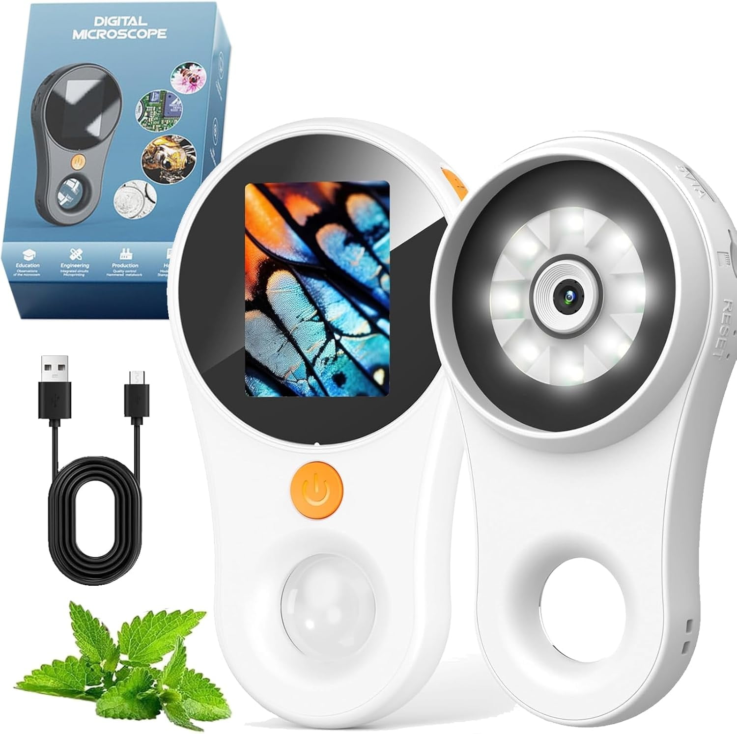 Hailoyearn Magnifying Glass, 2.0 inch IPS Portable Handheld Magnifying ...