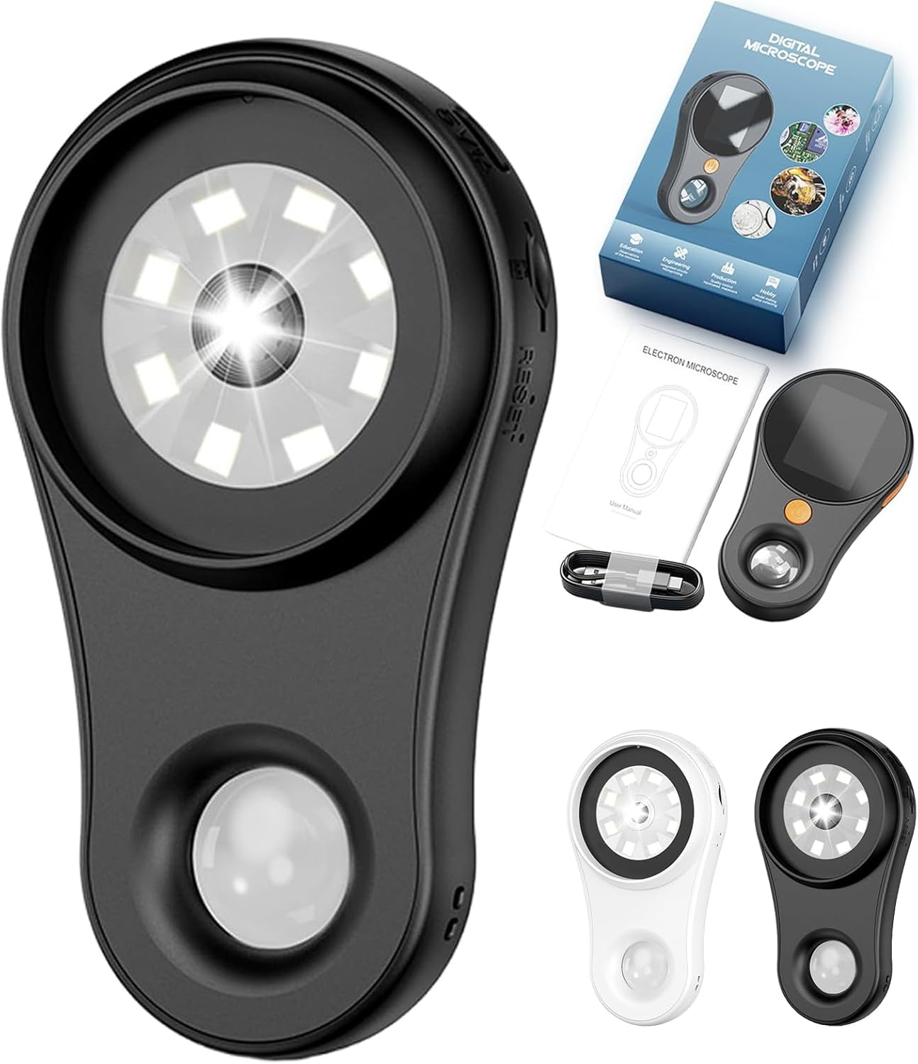 Hailoyearn Magnifying Glass, Portable Handheld Magnifying Glass ...