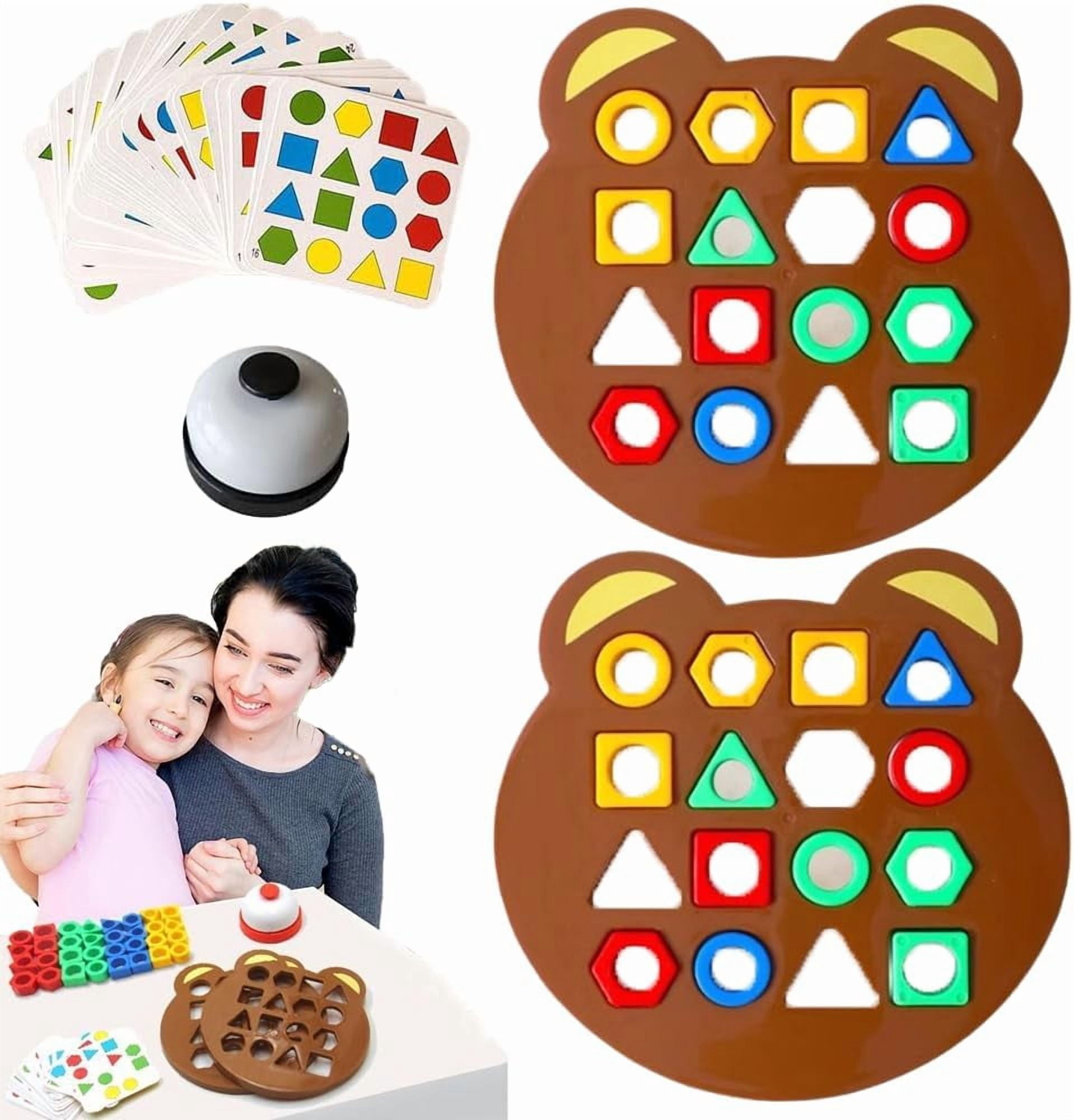 Hailoyearn Shape Matching Game,Wooden Color Matching Sensory Toy ...