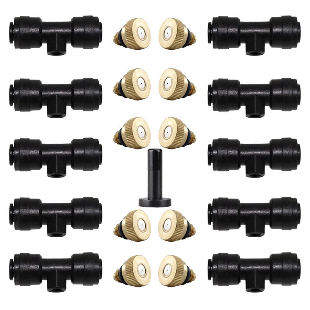 Haimni 1/4 Quick Plug Spray Seat Plug Low Pressure Brass Atomizing ...