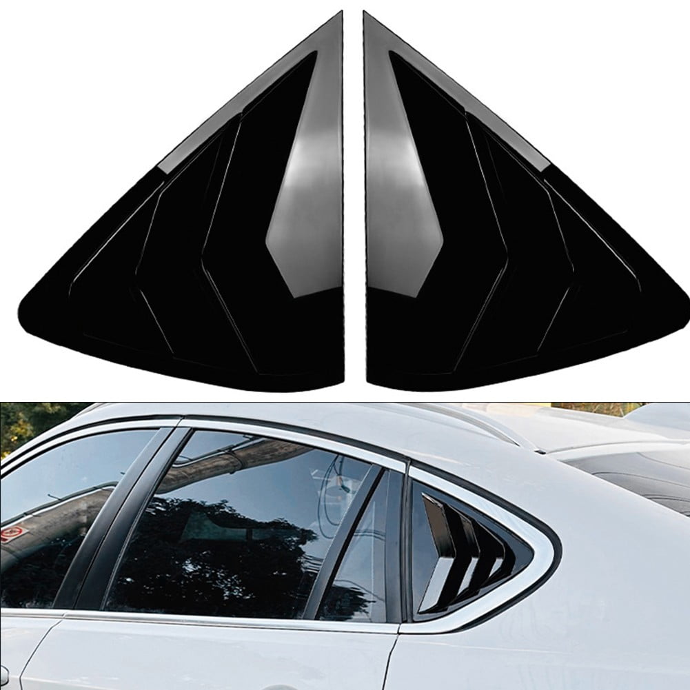 Haimni 1 Pair Rear Door Glass Shutter Louver Cover Trim For Bmw For X6 ...