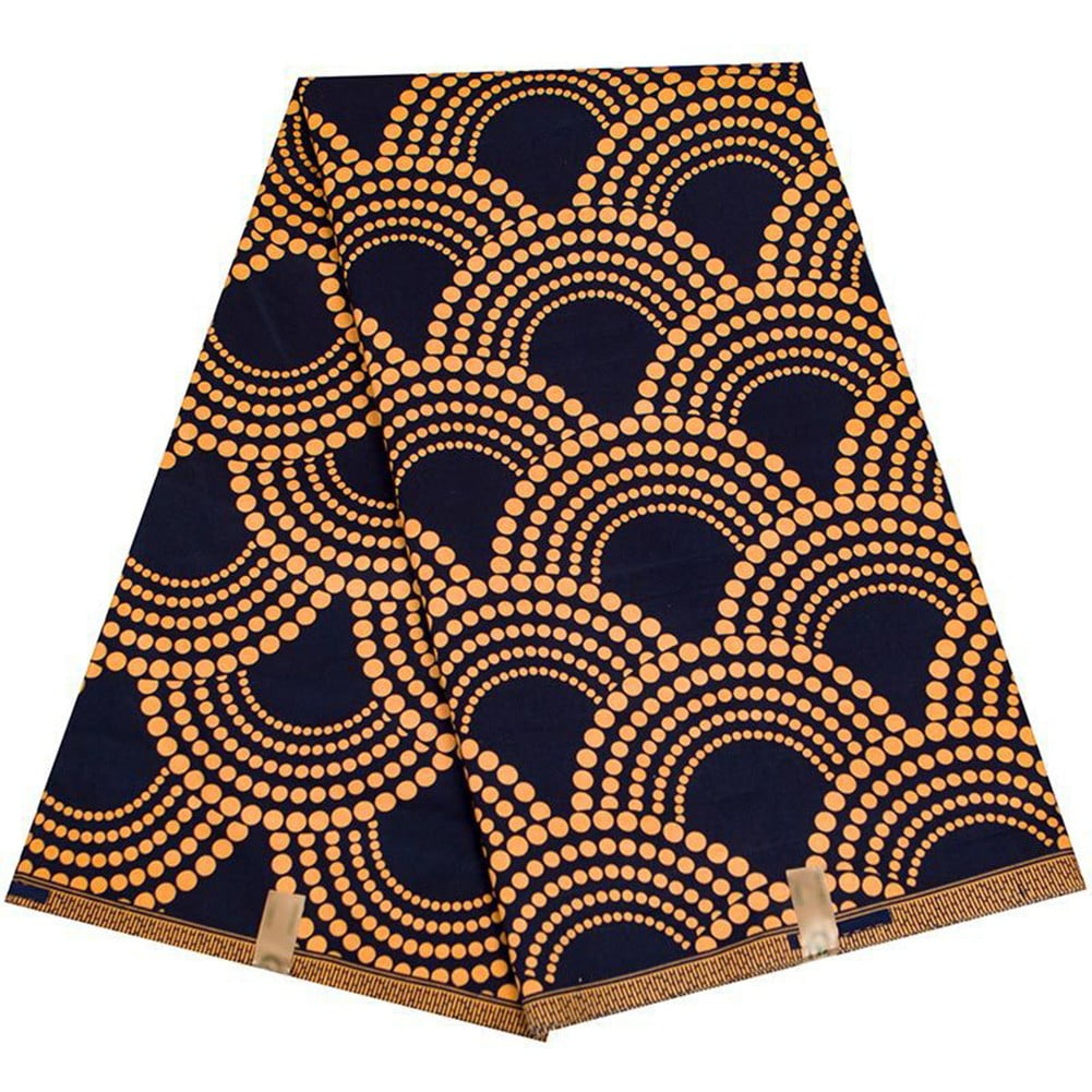Haimni 1 Yard Africa Sewing Process Of Wax Fabric Patch Dress Wedding ...