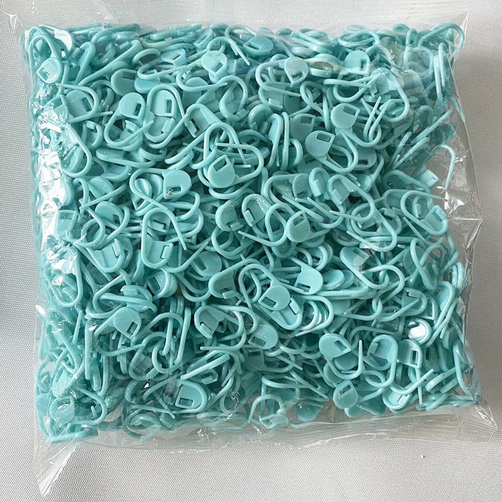 Haimni 1000Pcs Plastic Marker Buckle Small Clip Locking Stitch Knitting ...