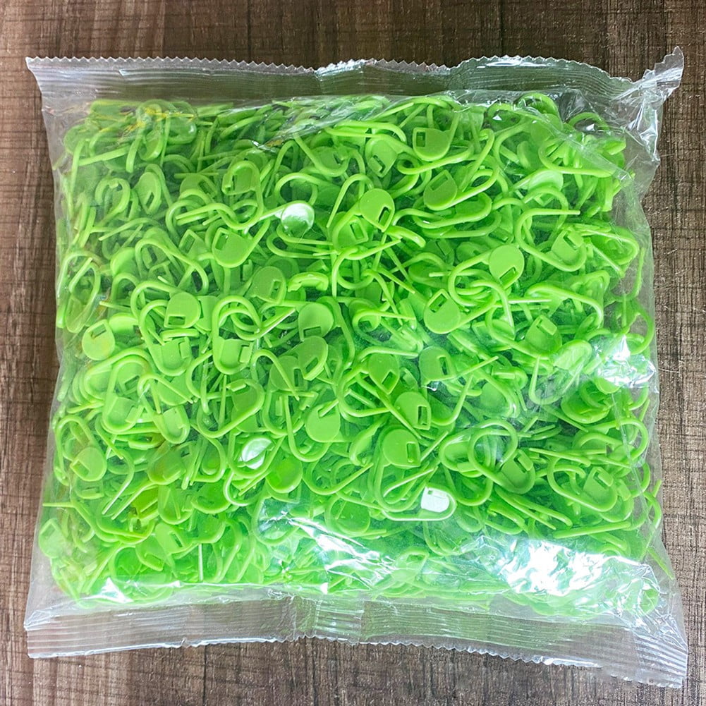 Haimni 1000Pcs Plastic Marker Buckle Small Clip Locking Stitch Knitting ...