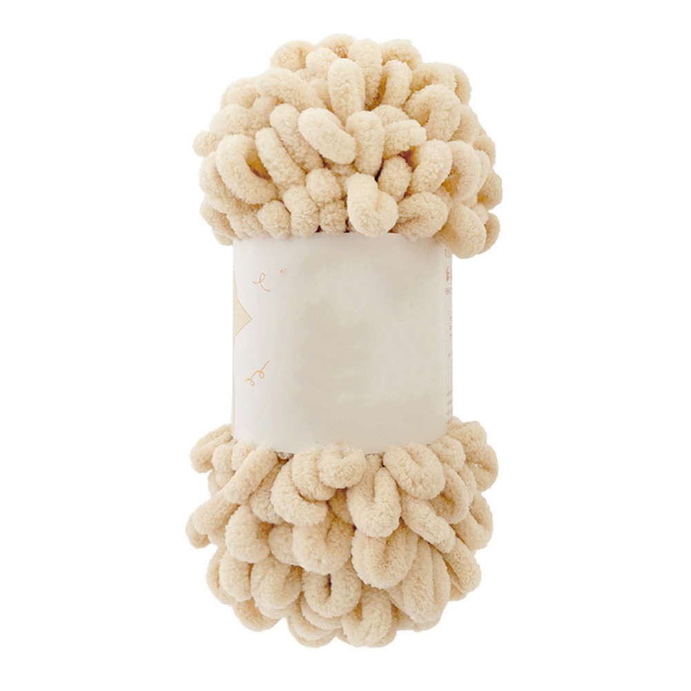 Haimni 100G Fluffy Thick Yarn Crochet Hand Soft Round Rope Super Fine ...