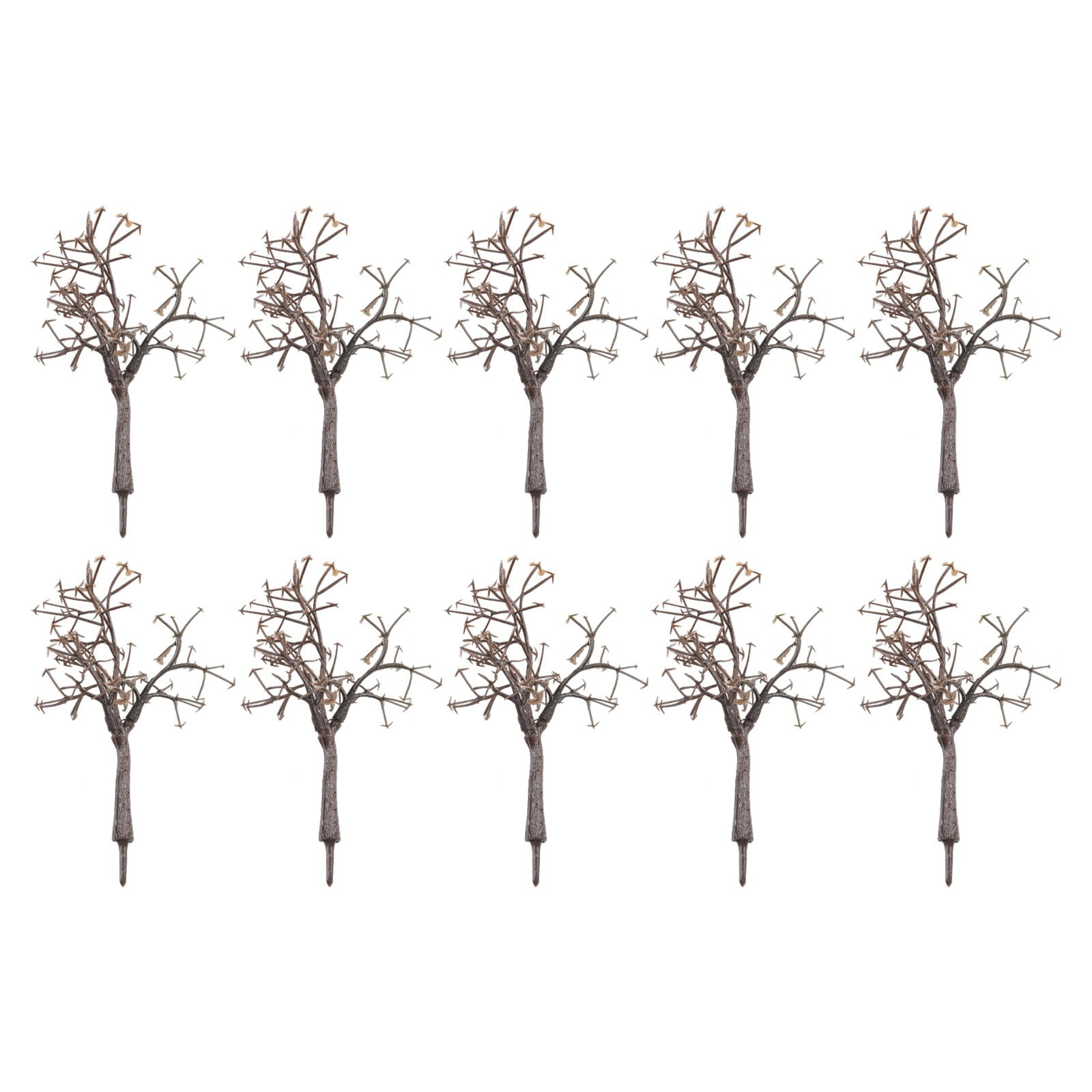 Haimni 10Pc 12Cm Model Trees Landscape Model Bare Tree Trunk Diy 3D ...