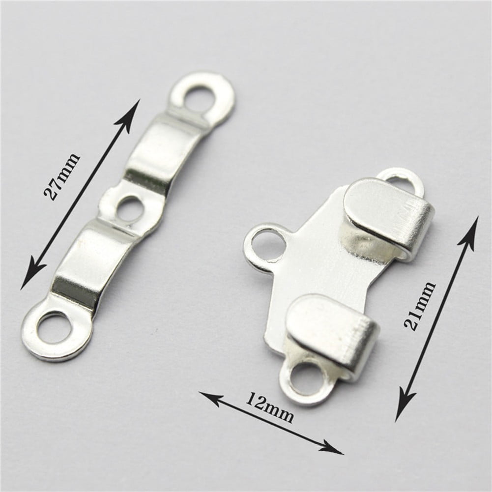 Haimni 10Pcs Metal Invisible Trousers Buckle Hooks For Diy Sewing ...