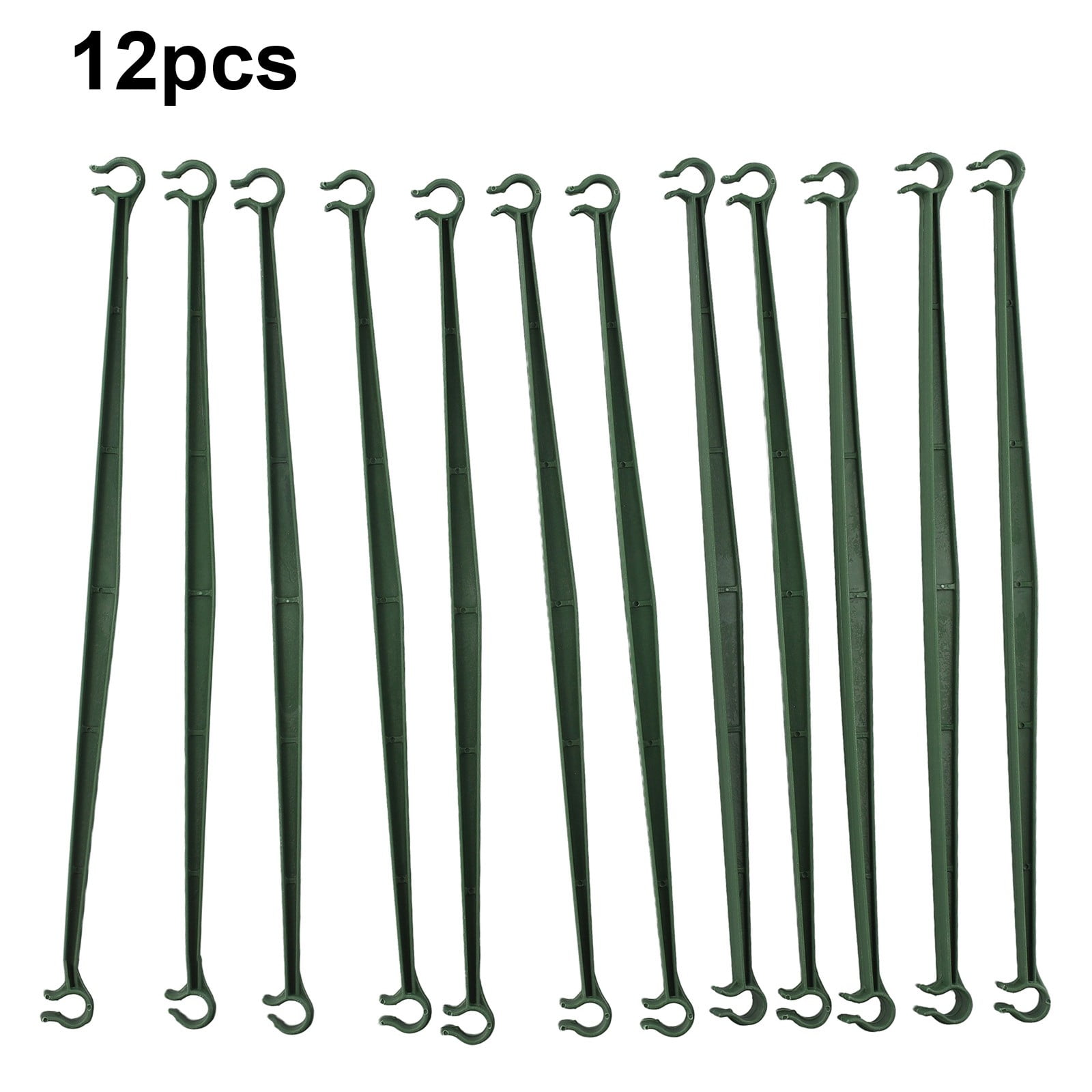 Haimni 12Pcs Garden Vine Strapping Clips Stakes Arms Expandable Trellis ...