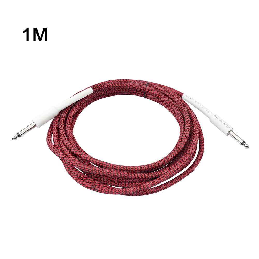 Haimni 1Pc Electric Guitar Audio Cable 1/4 Inch Diameter 6.35Mm Ts Mono ...