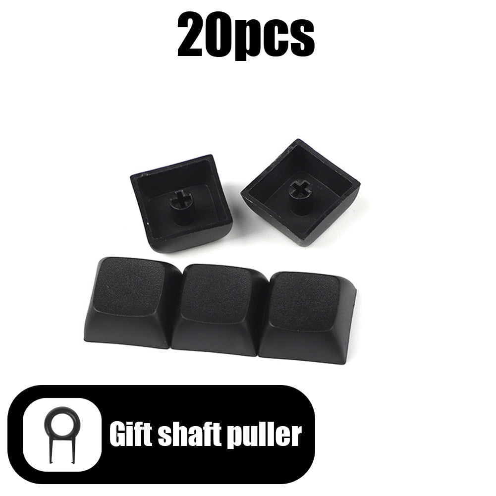 Haimni 20Pcs Profile Pbt Keycaps Mechanical Keyboard Mixded Color Blank ...