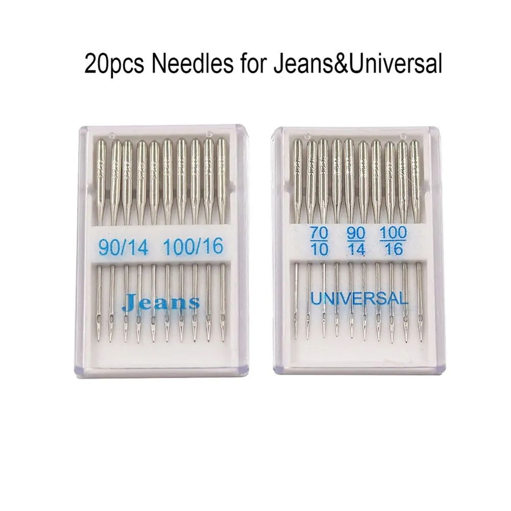 Haimni 20Pcs Sewing Machine Needles Universal Pointed Machine Needle ...