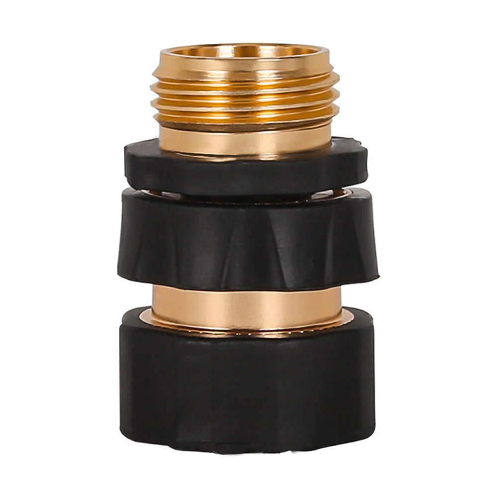 Haimni 3/4 Metal Hose Connector 2Pcs Aluminum Connector Garden Water ...