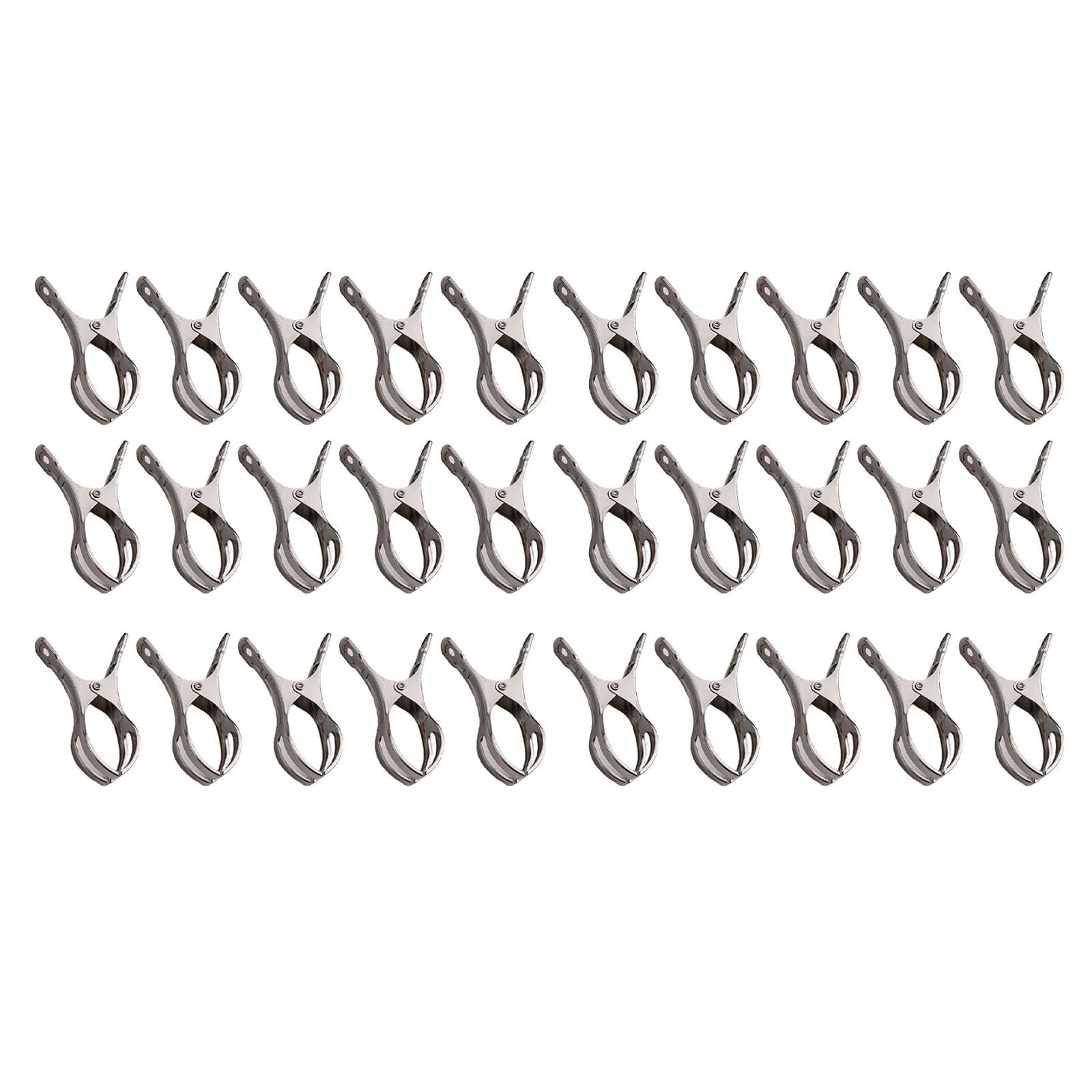 Haimni 30 Pcs Stainless Steel Windproof Pool Cover Clips 5. Inch Pool ...