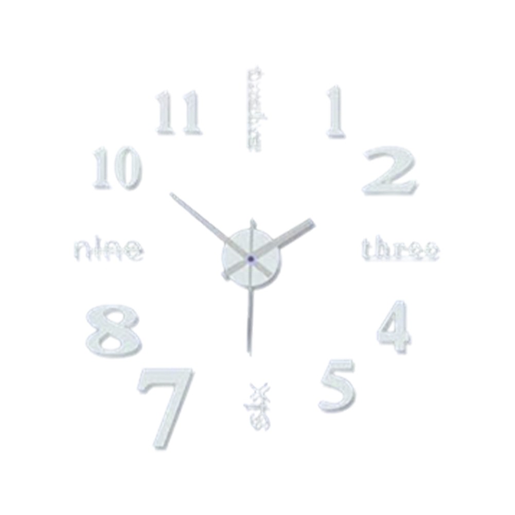 Haimni 3D Dimensional Clock, Diy 3D Wall Clock, Living Room Office ...