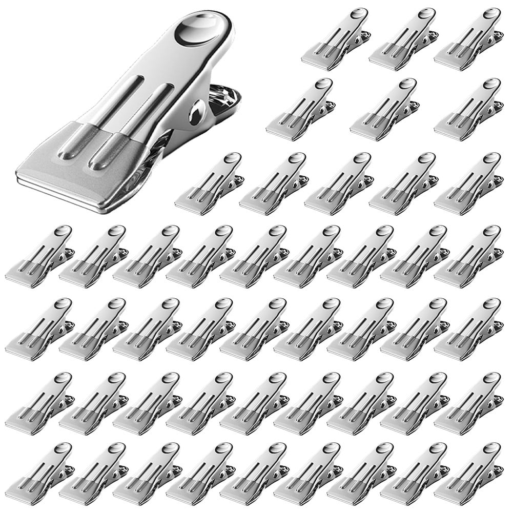 Haimni 48Pcs Pool Cover Clips For Steel Wall Pools, Stainless Steel ...