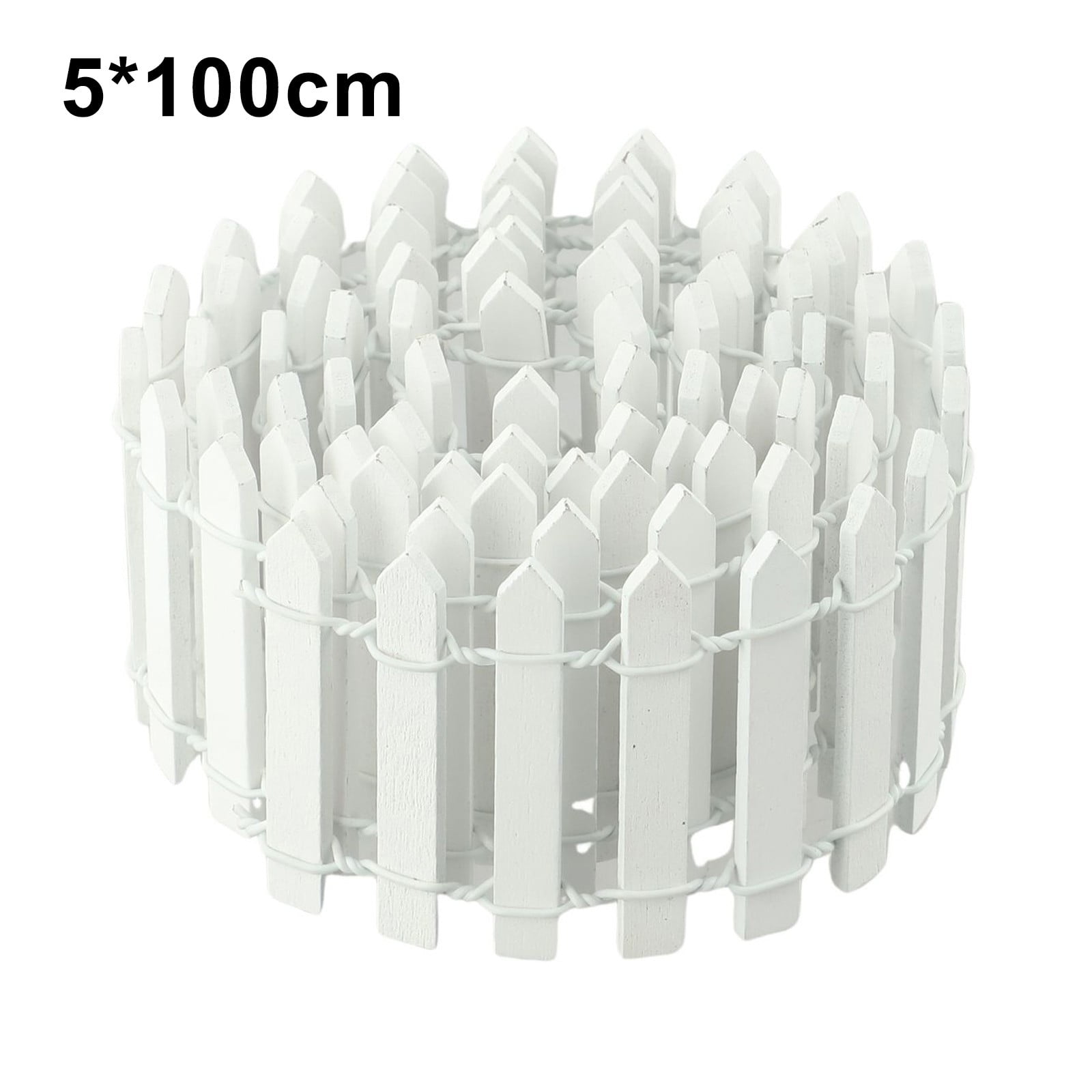 Haimni 5*100Cm Fence Miniature Wood Creative Balcony Landscape Barrier ...