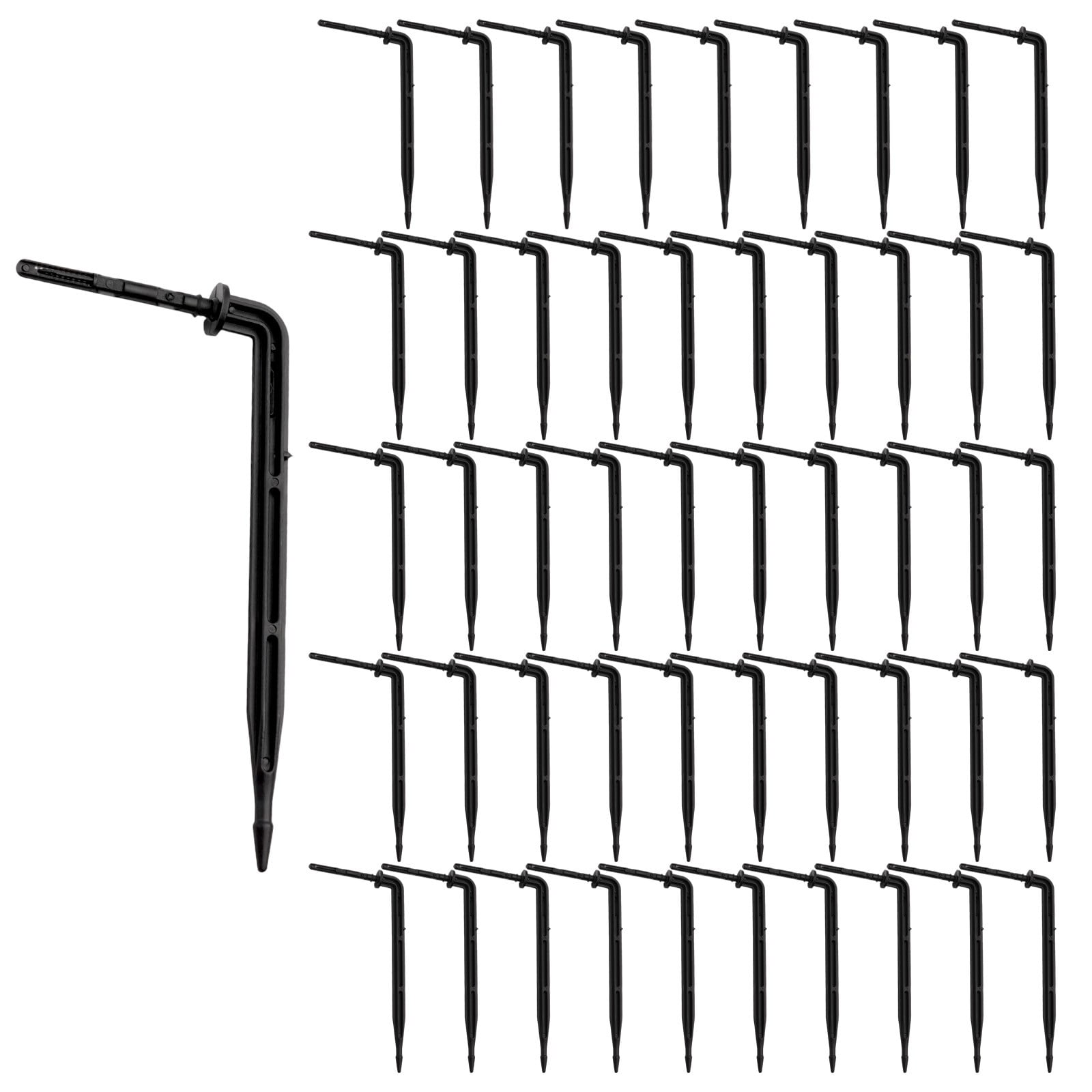 Haimni 50/100Pcs Bend Arrows 3/5Mm Hose Arrow Dripper Drip Irrigation ...
