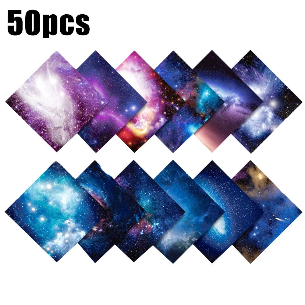 Haimni 50Pcs Square Origami Handmade Double-Sided Colored Folding Paper ...