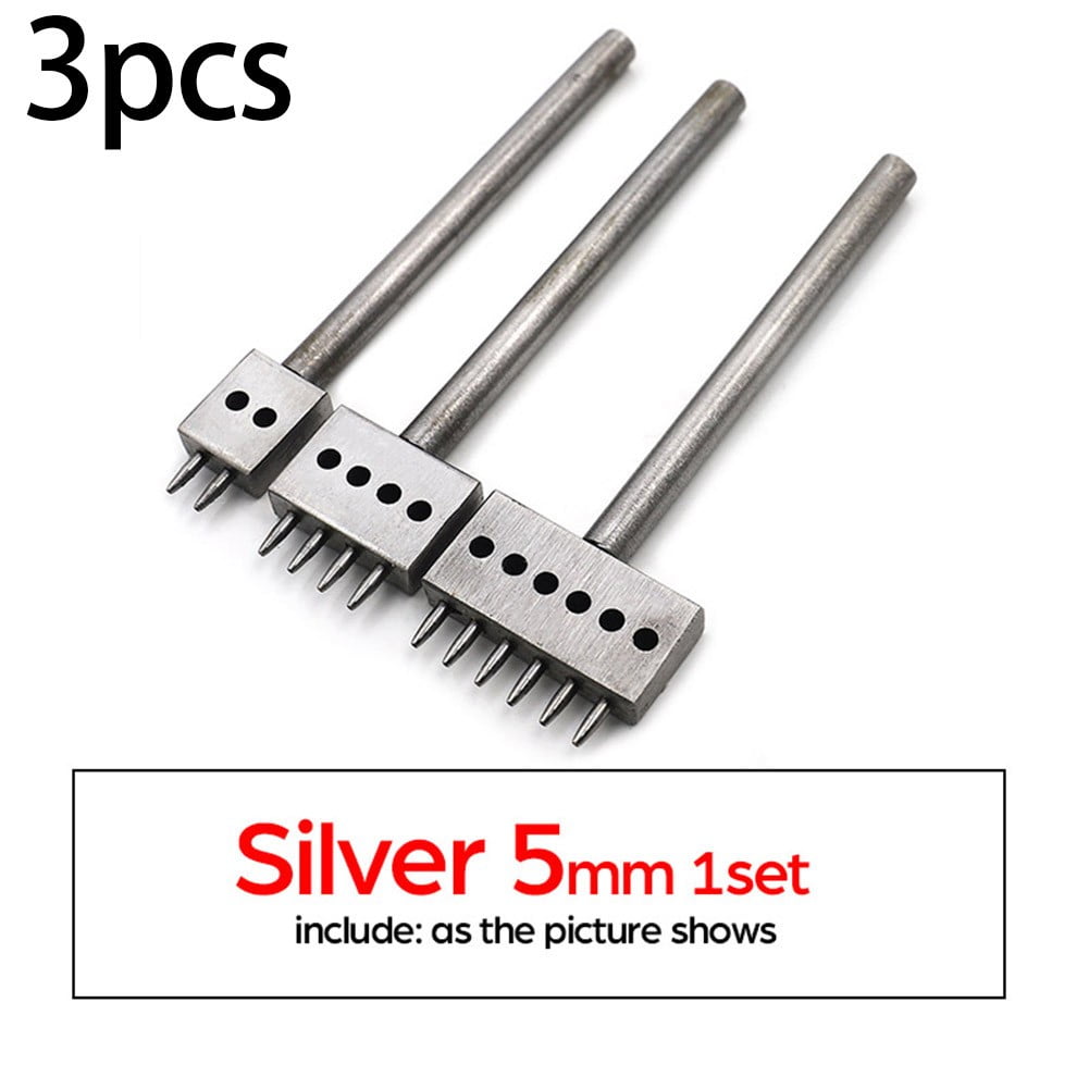 Haimni 5Mm Pitch Leather Punch Diy Punch Round Cutting Leather Punch ...