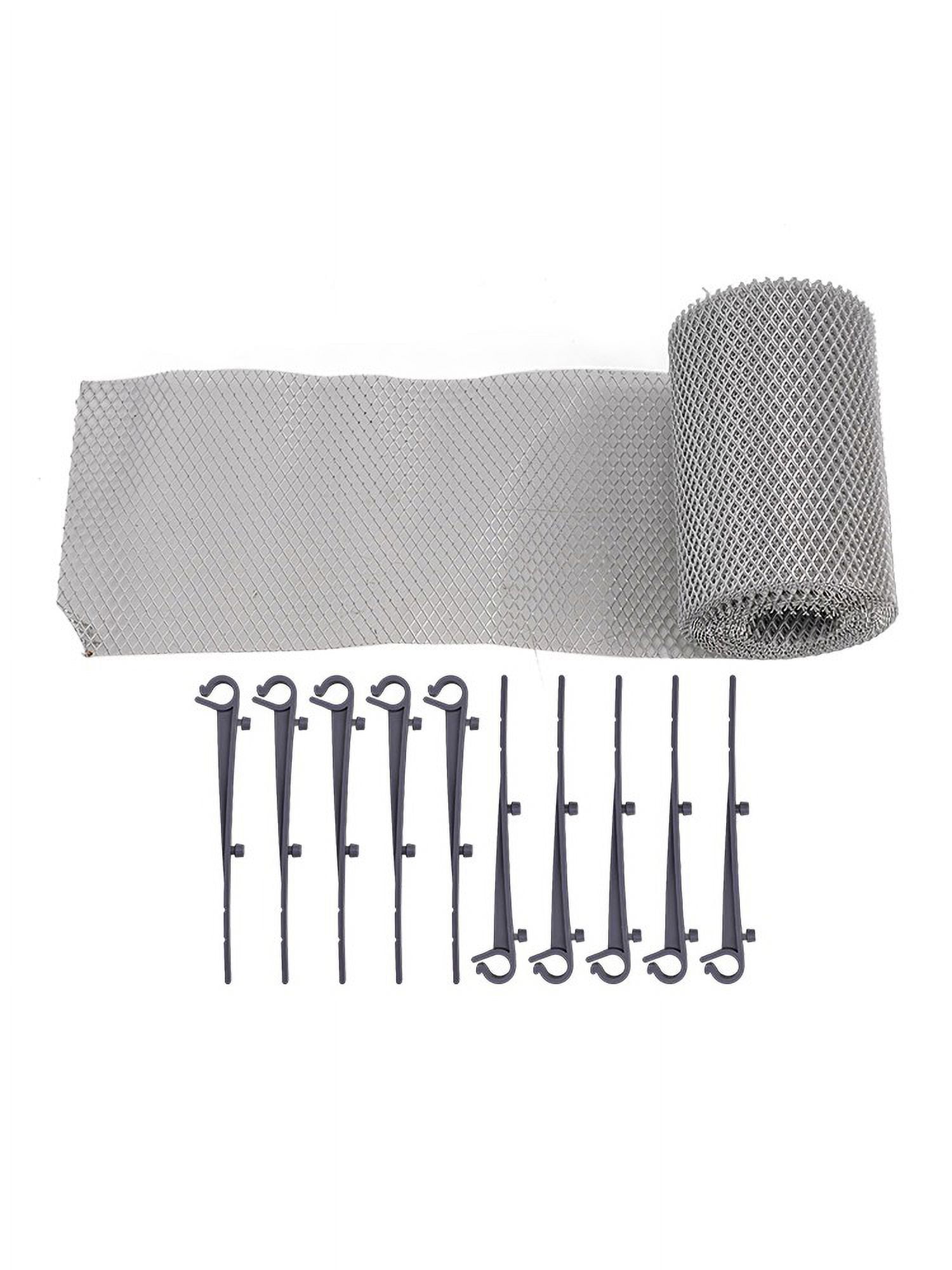 Haimni 6.1M Mesh Aluminum Gutter Guard Covers Anti-Falling Net Screen ...