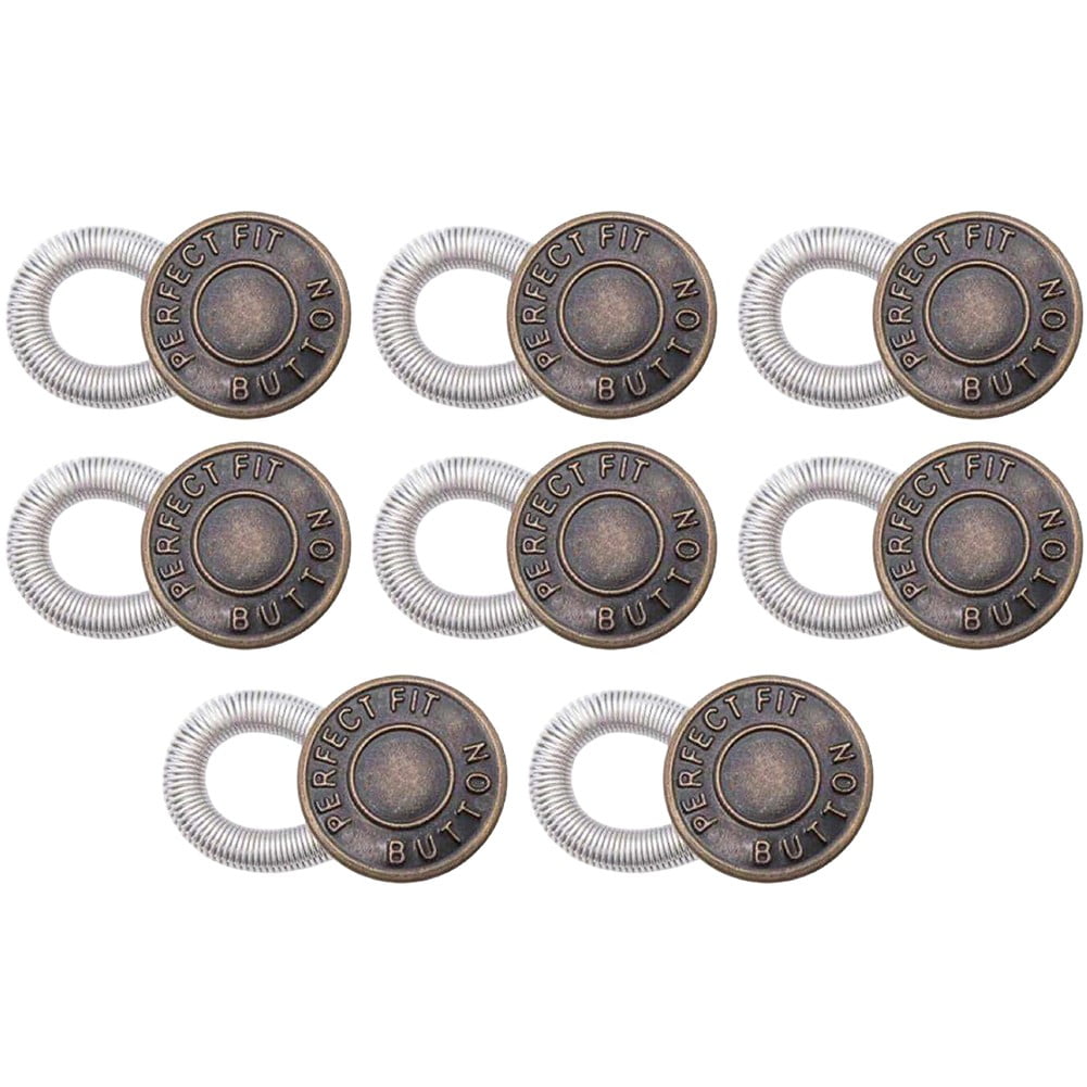 Haimni 8 Pieces Metal Button Extenders For Pants, Seam-Free, Adjustable ...