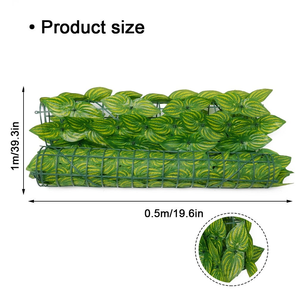 Haimni Artificial Leaf Privacy Fence Roll Wall Landscaping Fence ...